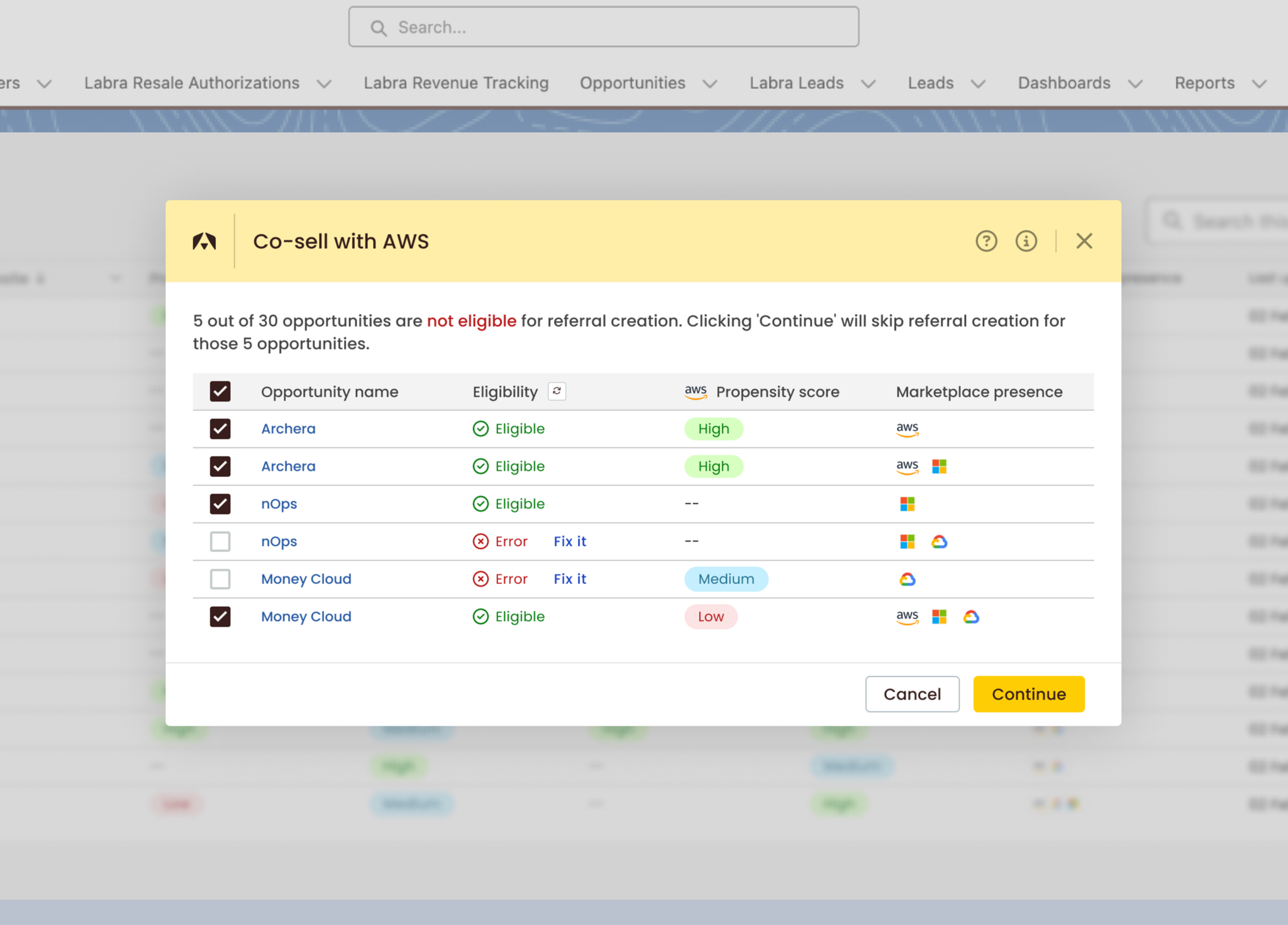 Labra Co-Sell - Labra